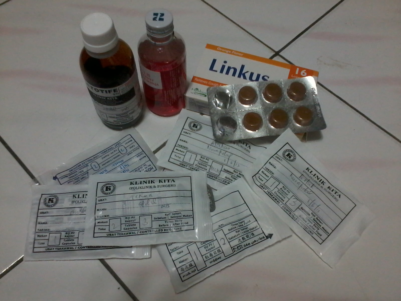 DIARI HIDUP IBU: Batuk Selsema