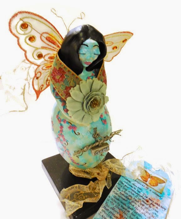 Wisdom Keeper Art Dolls: The Chrysalis of a Woman - Symbolic Growth of ...
