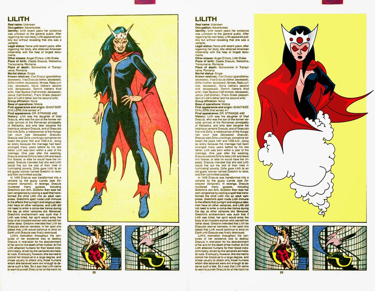 The Official Handbook to the Marvel Universe - REDUX Edition: LILITH by ...