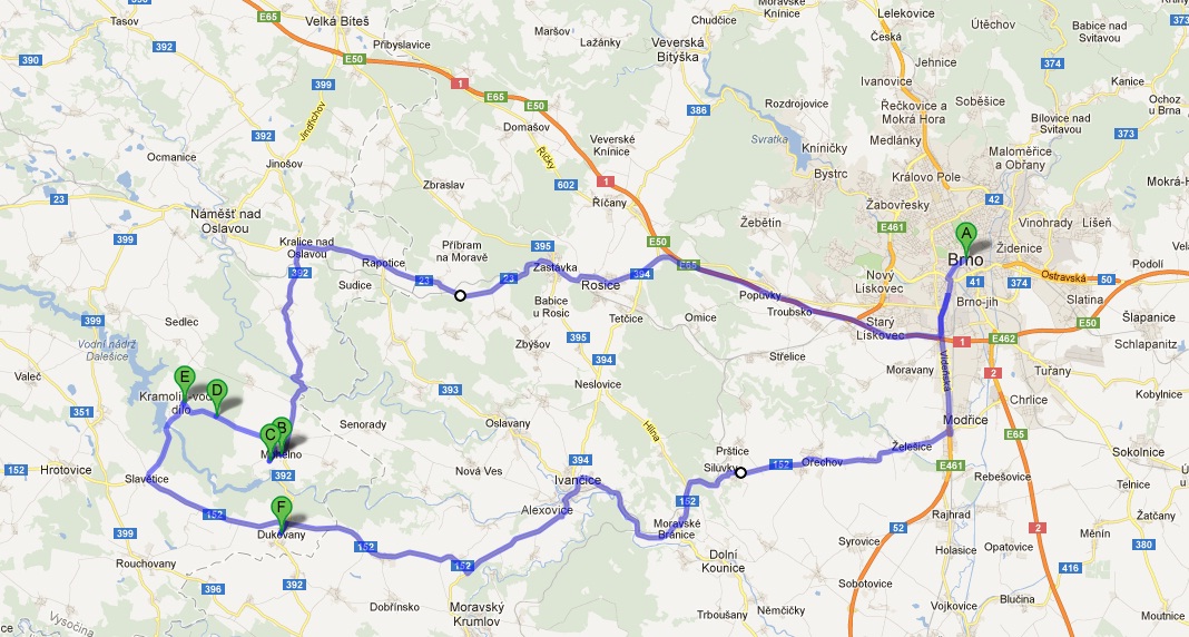 E - tipy: Výlety na skútru či motorce v okolí Brna