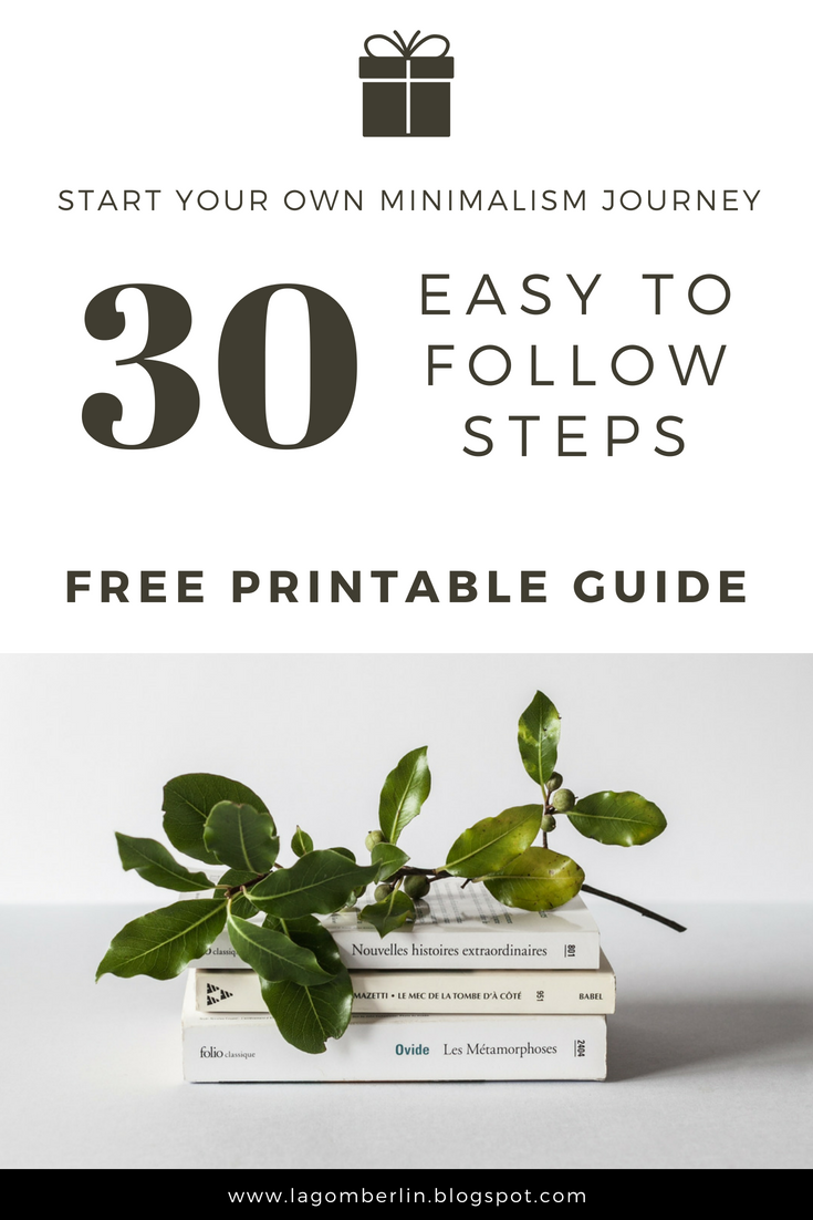 MINIMALISM: HOW TO GET STARTED