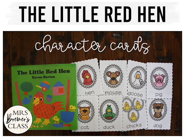 The Little Red Hen | Book Activities and Craftivity | Mrs. Bremer's Class