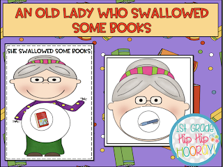 1st Grade Hip Hip Hooray!: There Was An Old Lady Who Swallowed Some Books!