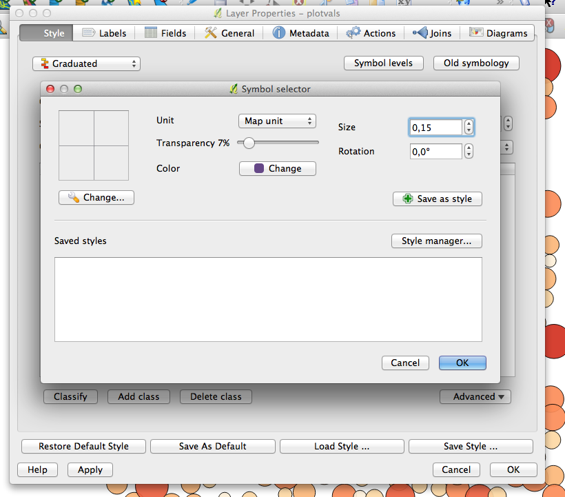 a spatial researcher's open sauce: Plotting Individual Tree Data in QGIS