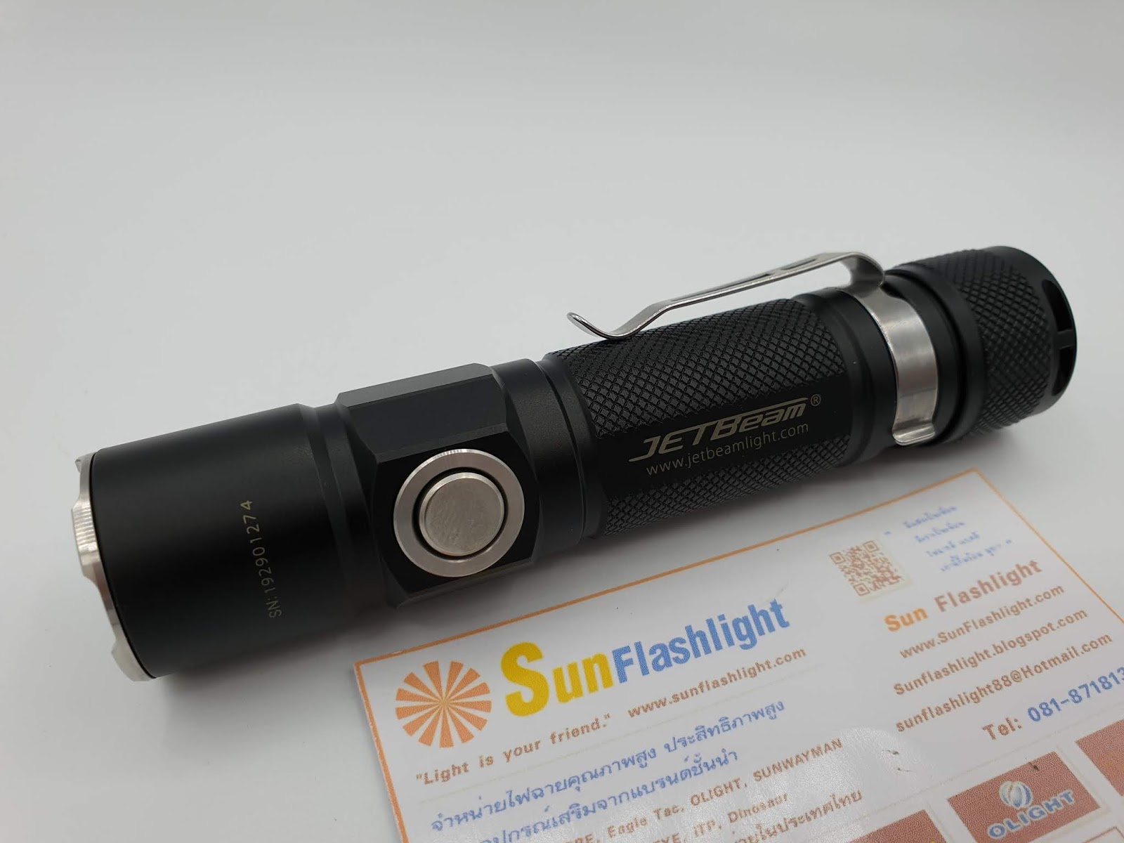 Sun Flashlight จำหน่าย ไฟฉายประสิทธิภาพสูง: ไฟฉายJETBEAM KO02 EDC Series