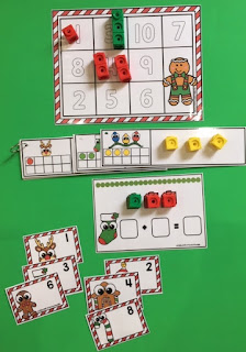 Gingerbread Math Center Activities ~ Preschool Printables