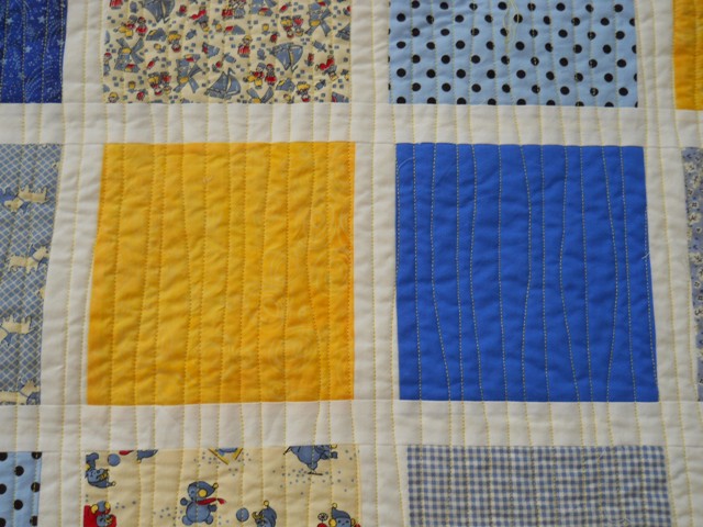Snug Harbor Quilts: Baby Quilt - Little Boy Blue and Sunshine, Too!