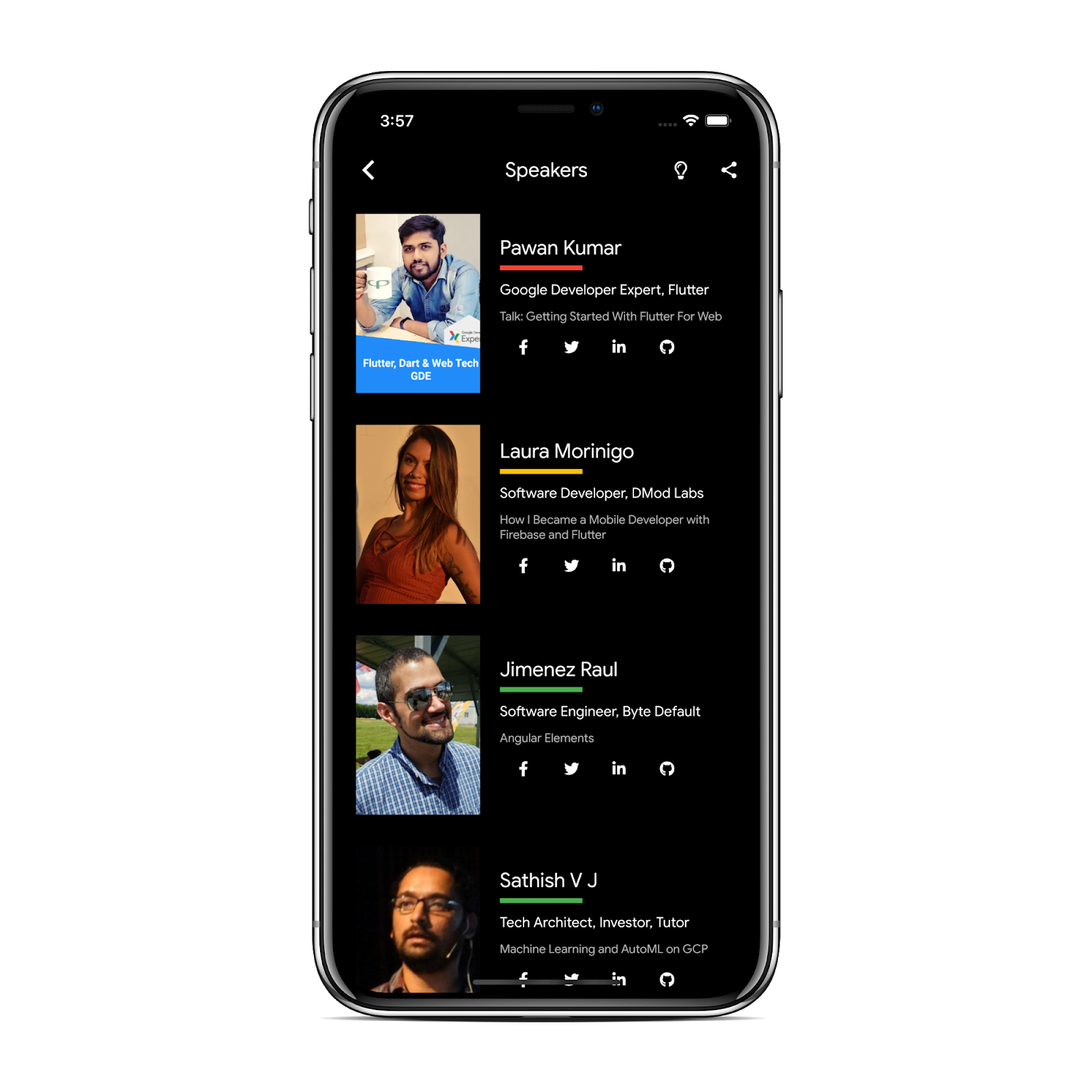 An App Template For GDG DevFest with flutter - Flutter Tutorial