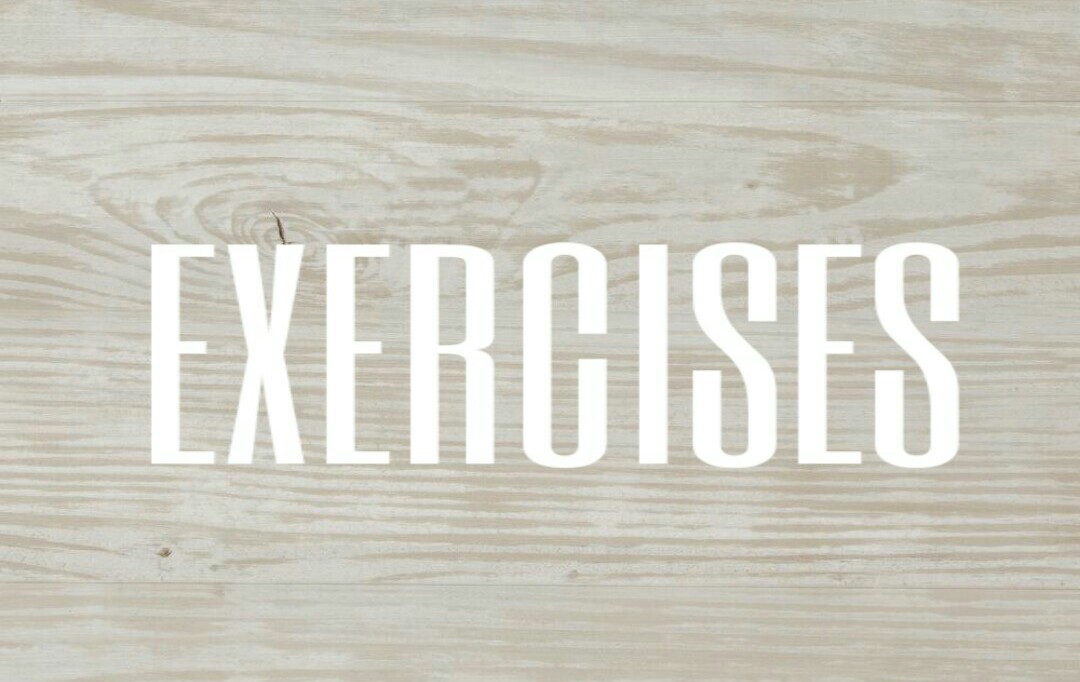 TYPOGRAPHY - EXERCISES