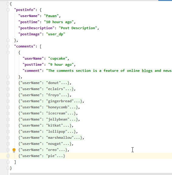 TutorialsBuzz: Android RecyclerView MultiViewType