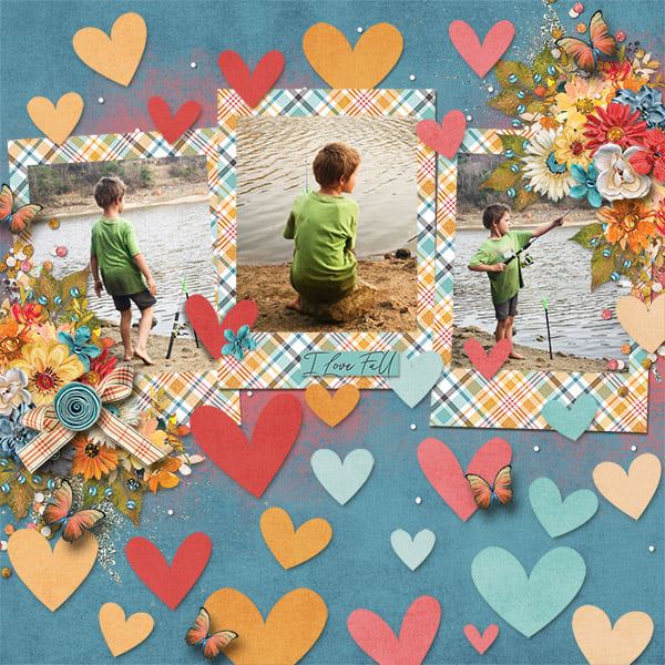 The Cherry On Top: Rainbow Inspired Digital Scrapbooking Templates