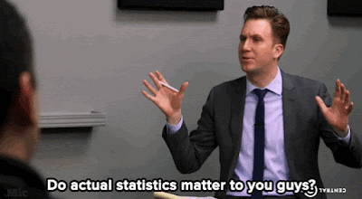 Hilarious Statsy GIFs. Also, factually helpful but not hilarious GIFs.