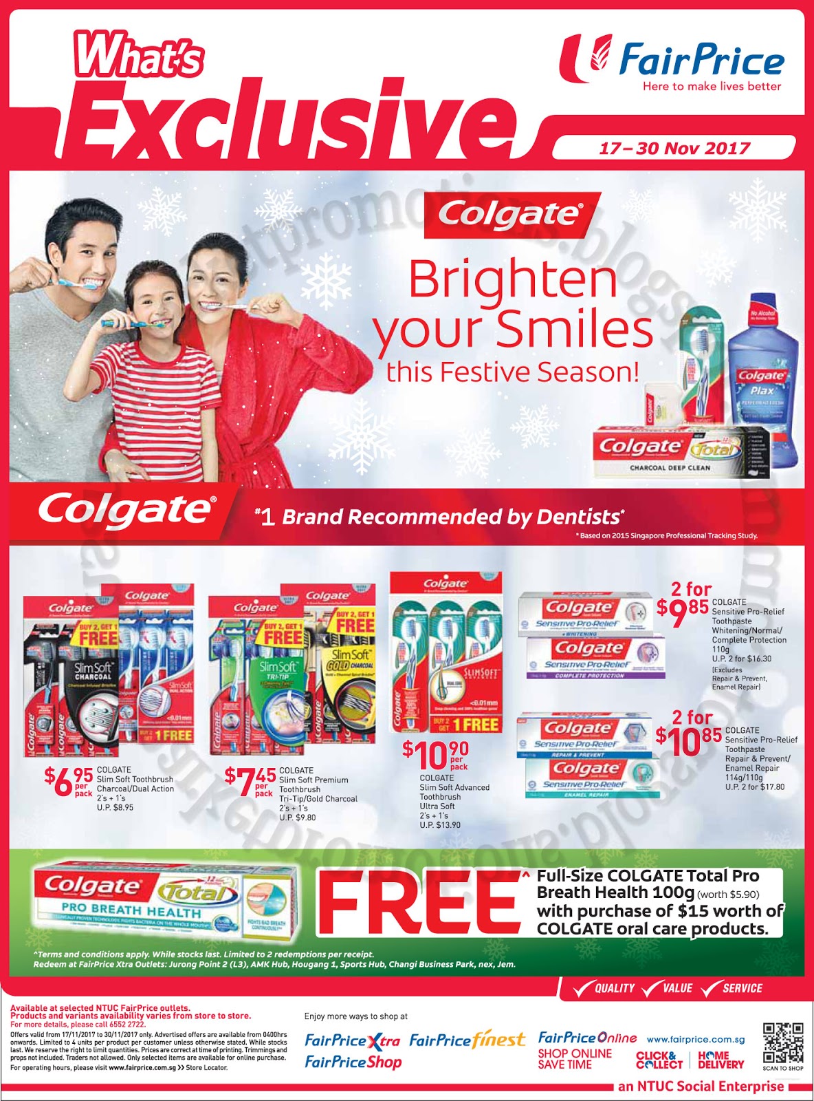 NTUC FairPrice Colgate Promotion 17 - 30 November 2017 ~ Supermarket ...