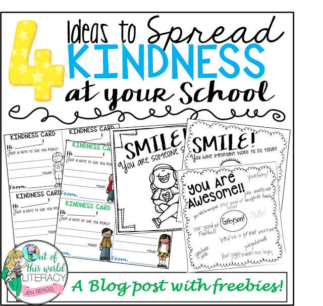 Primary Chalkboard: 4 Ideas to Spread Kindness at Your School: Plus a ...