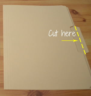 Bouquet of Sharpened Pencils : How to Make Pocket FIle Folders