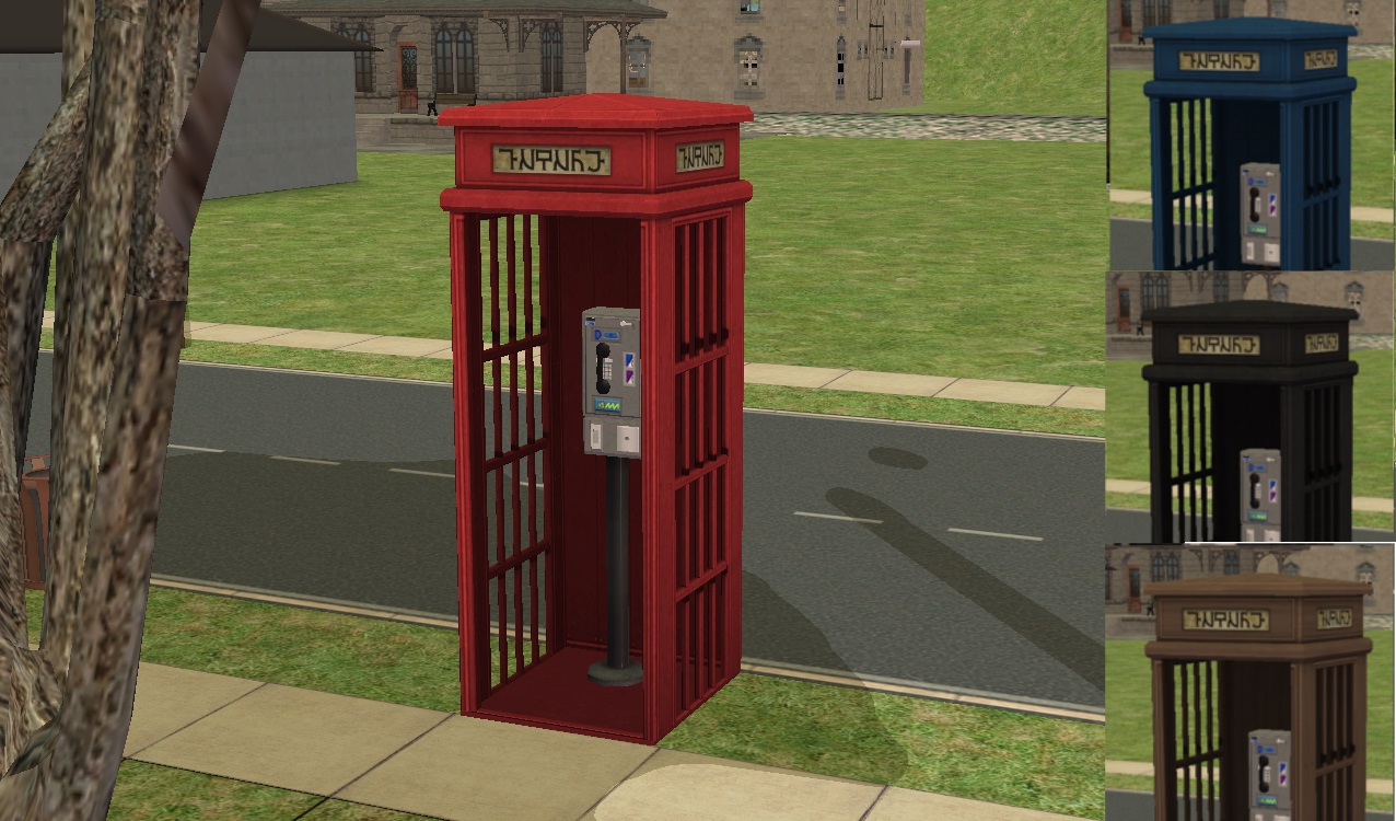 Decat's Sims 2 Creations: LLAMA Phone Booth