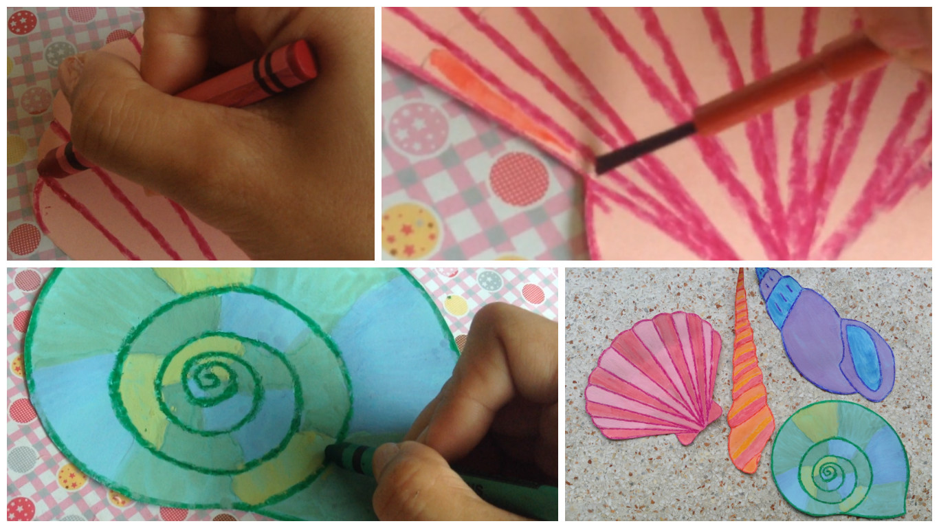 Sea Shells Out Of Paper