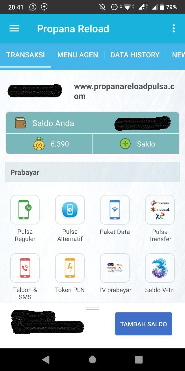 Cara login di aplikasi android propana reload - Blog Propana