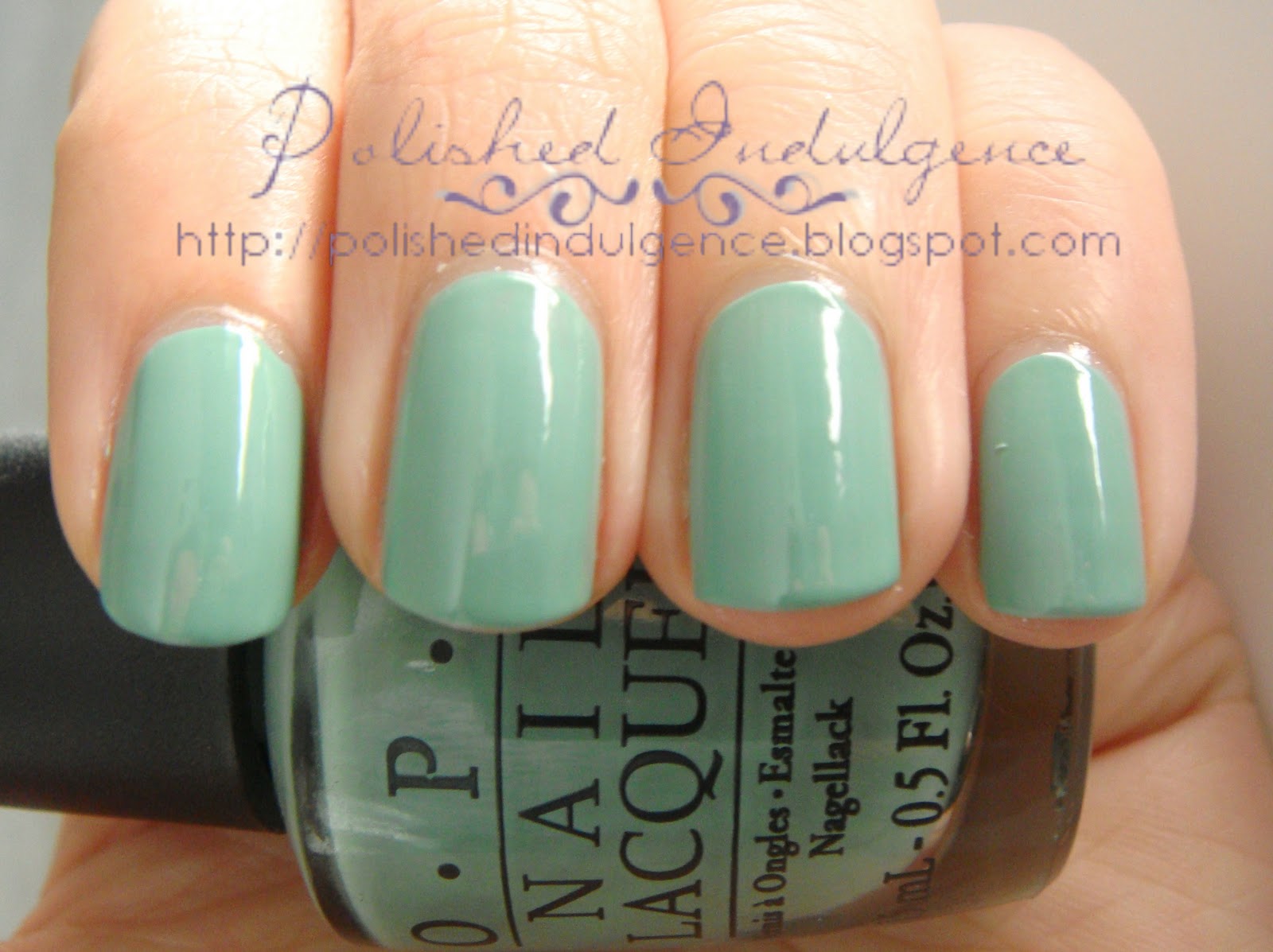 Polished Indulgence: OPI Mermaid's Tears are of joy and not sorrow.