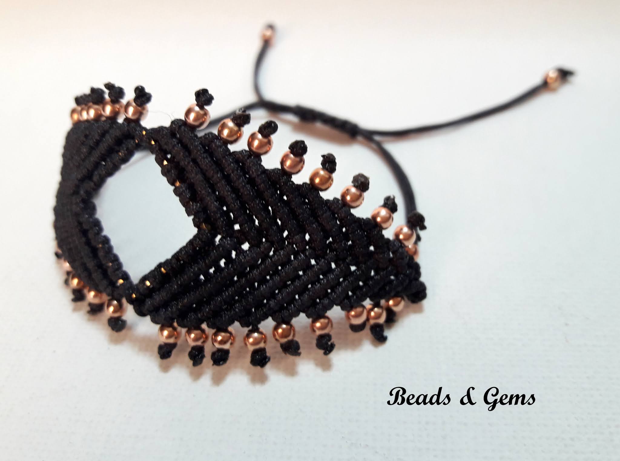 BEADS and GEMS : Χειροποιητα κοσμηματα μακραμε με ασημενια στοιχεια σε ...