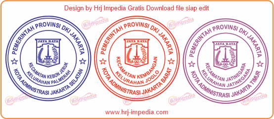 Contoh Stempel Kelurahan Jakarta | Contoh Stempel Kecamatan DKI Jakarta ...