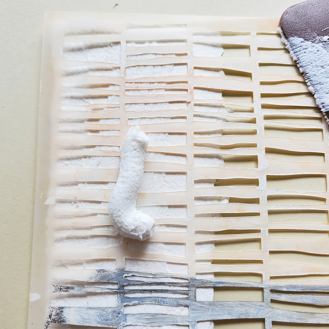 StencilGirl® Talk: Mini Stitched Collages with StencilGirl® Stencils