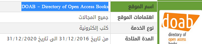 DOAB - Directory of Open Access Books