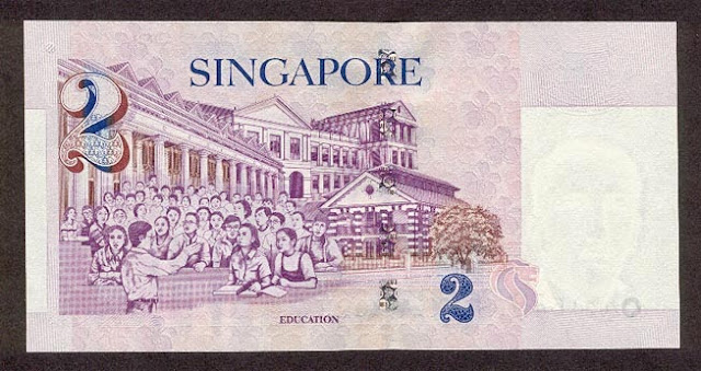Singapore 2 dollars|World Banknotes & Coins Pictures | Old Money ...