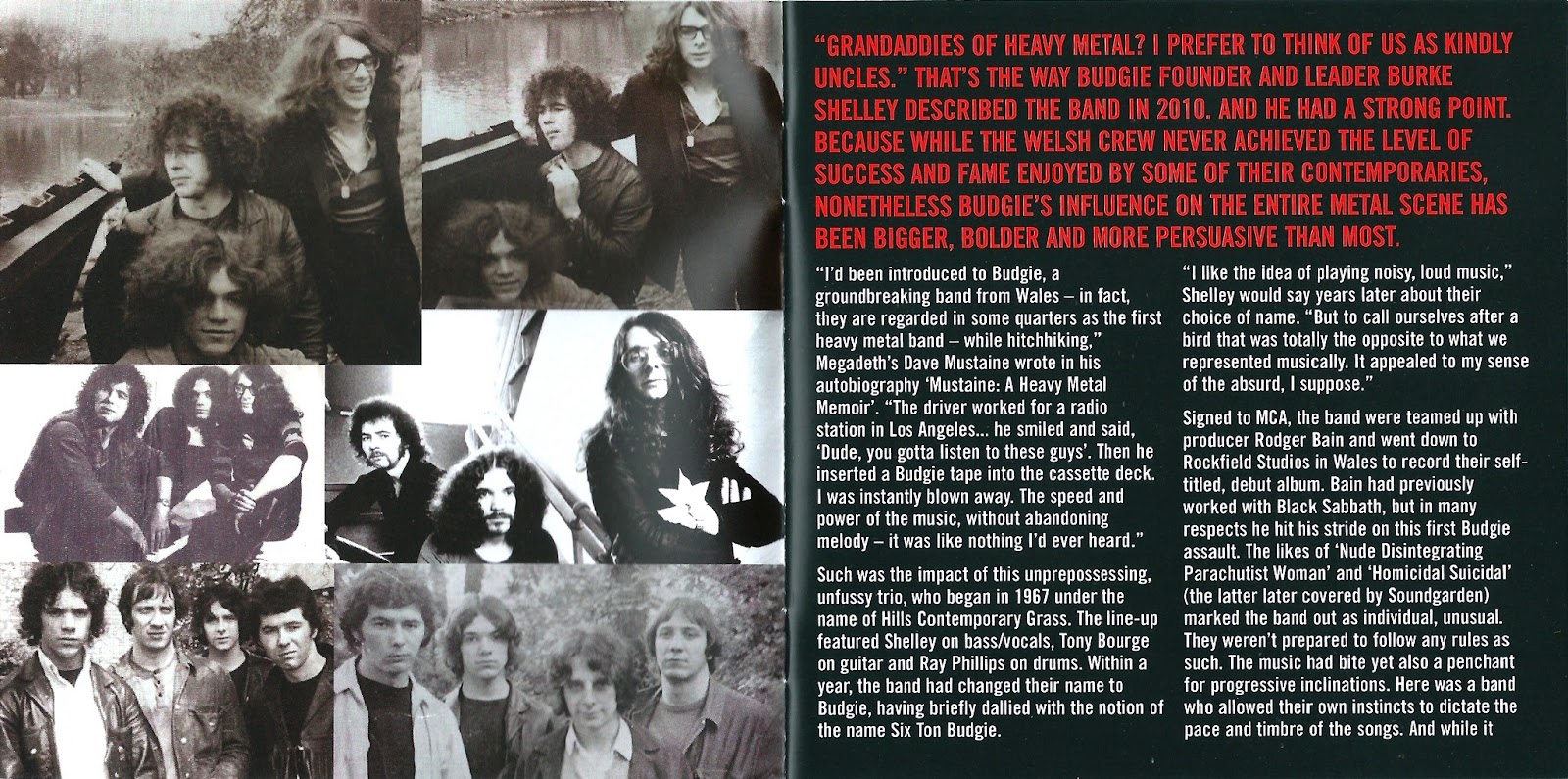 2016 Budgie. The MCA Albums 1973-1975 - Budgie - Rockronología