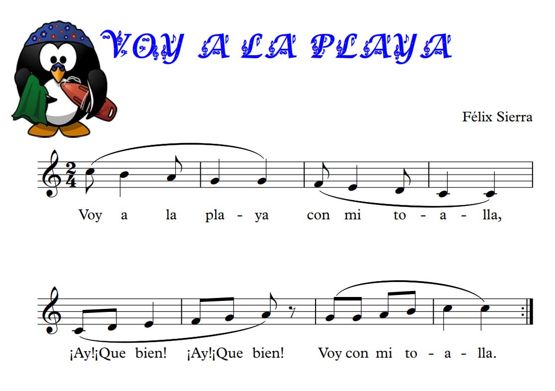 Espacio musical educativo: Canciones