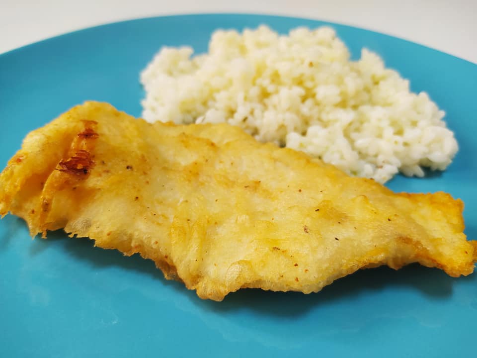 Merluza rebozada sin lácteos y sin huevo