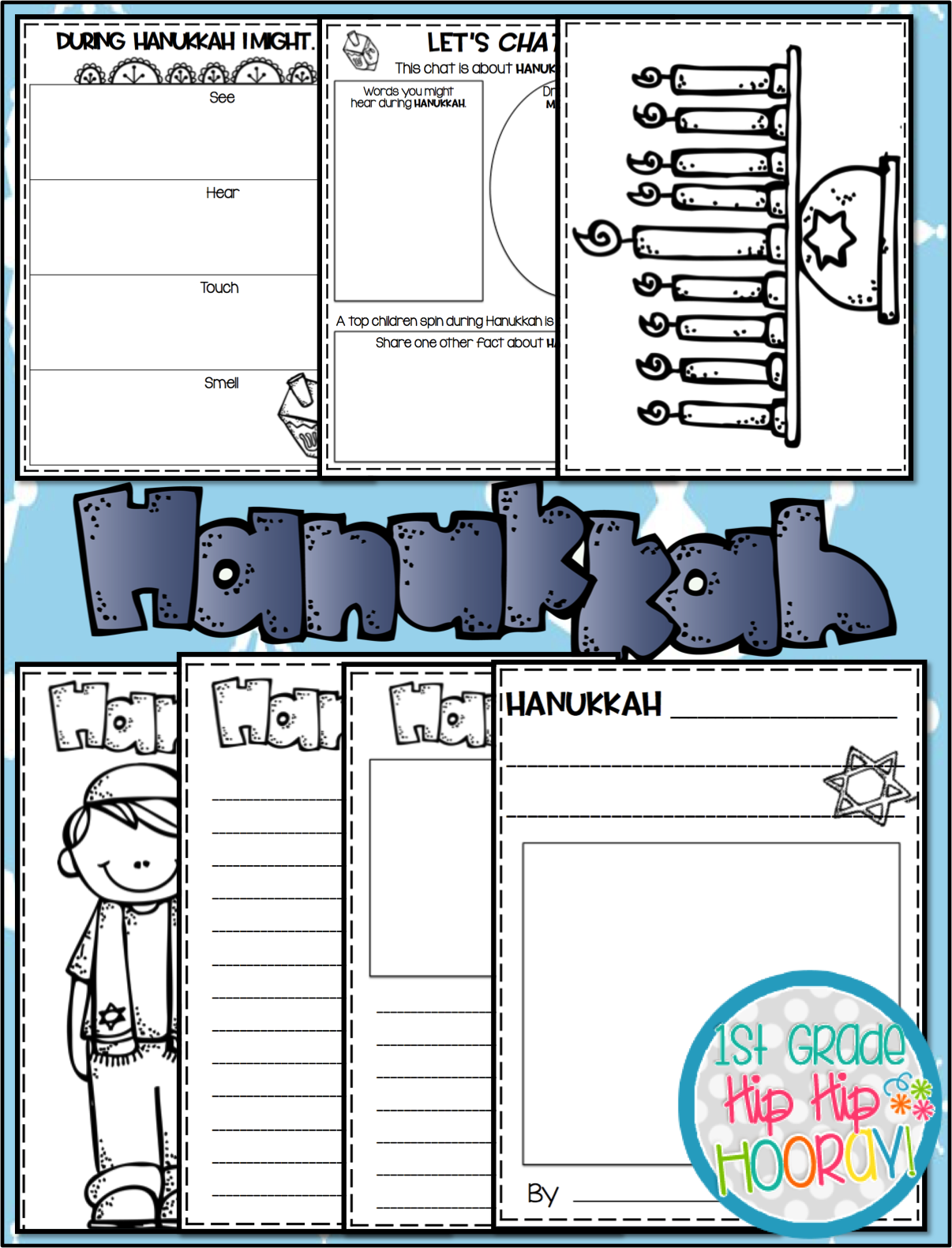 1st Grade Hip Hip Hooray!: Hanukkah