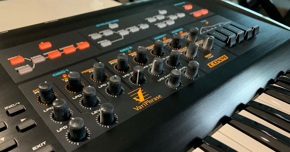 MATRIXSYNTH: Roland V-Synth w/ Version 2 OS Synthesizer Keyboard SN ZQ71032