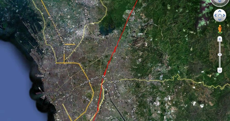 JUN FUDERANAN'S BLOG: Do You Live or Work Near the Marikina Fault Line?