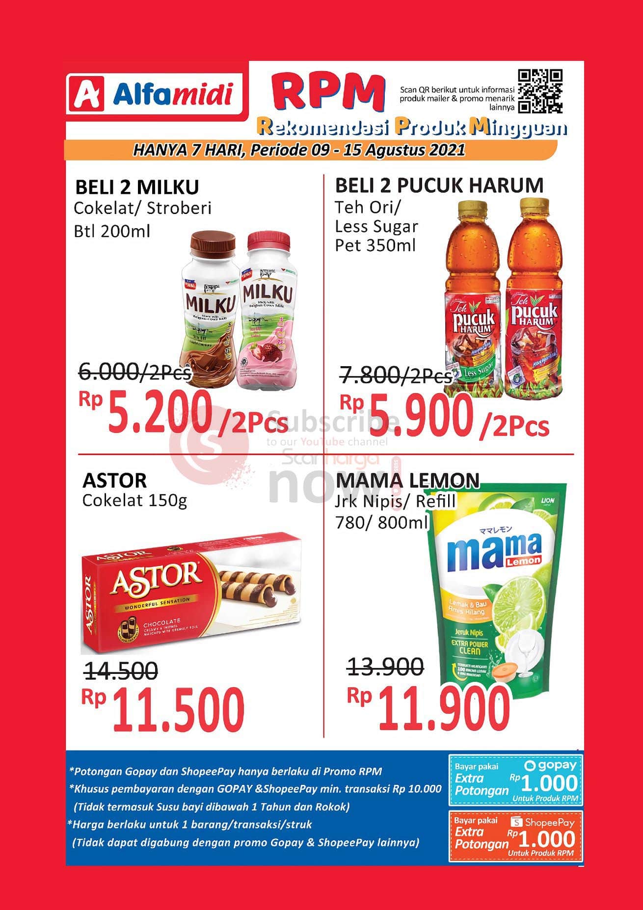 Promo ALFAMIDI RPM Periode 9 - 15 Agustus 2021 | scanharga