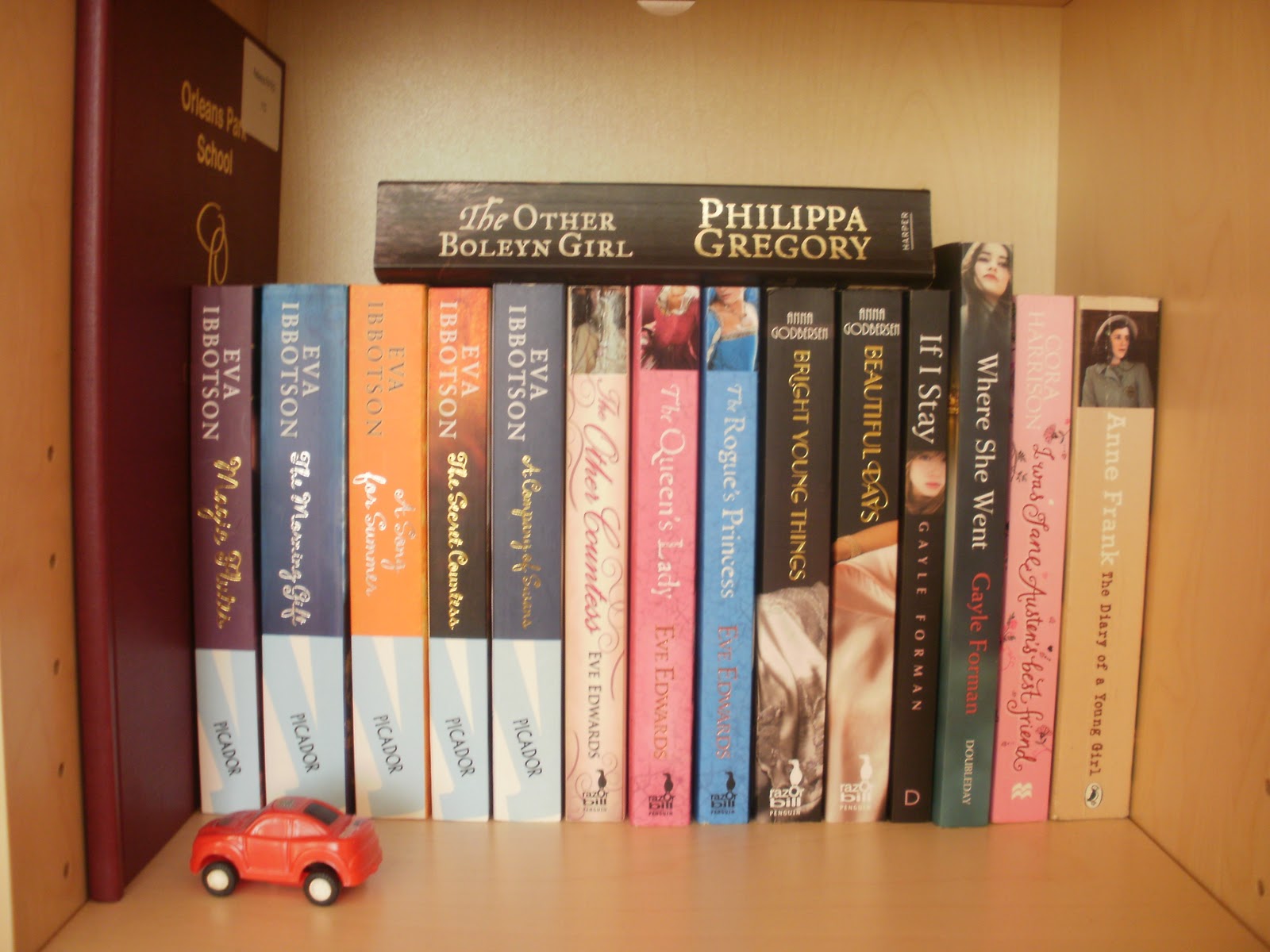 Bookcase Showcase by Blogger Rebecca Books