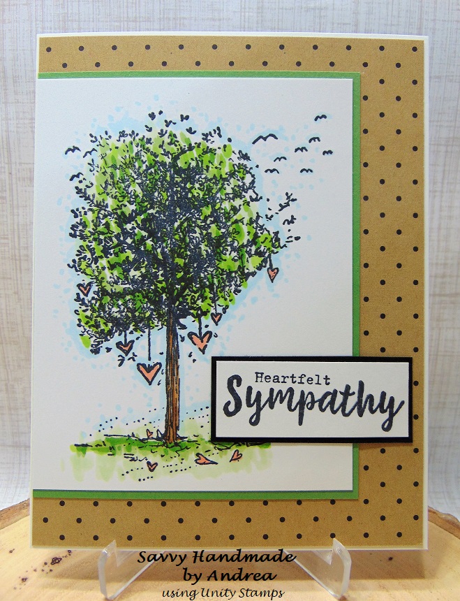 Savvy Handmade Cards: Angie's Tree Sympathy Card