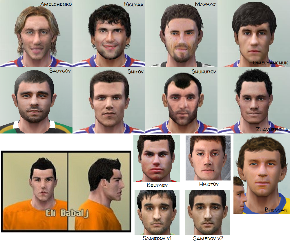 Faces PES 6: Facepack 1