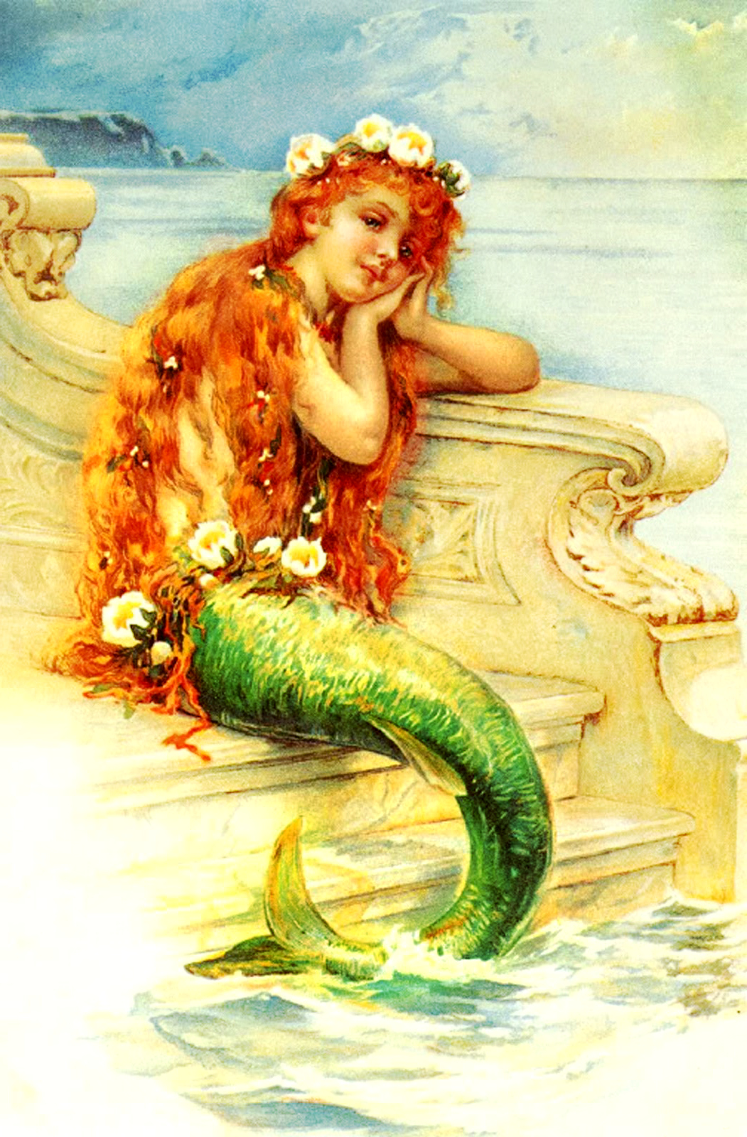 Mark Montano: Mermaid Images and Cork Stoppers