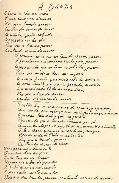 O Baú do Edu: PRA VER A BANDA PASSAR, CANTANDO COISAS DE AMOR - A BANDA ...