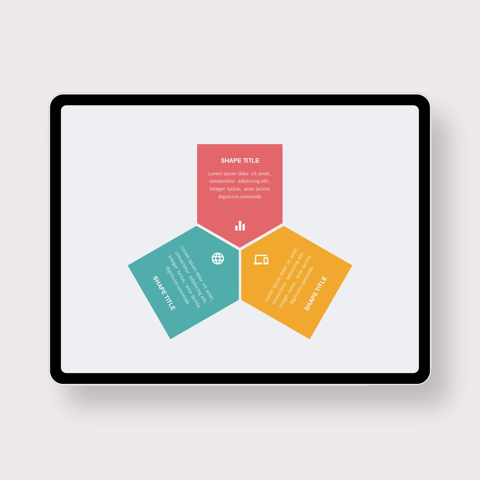 Three Concept Join PowerPoint Template - PowerPoint Free