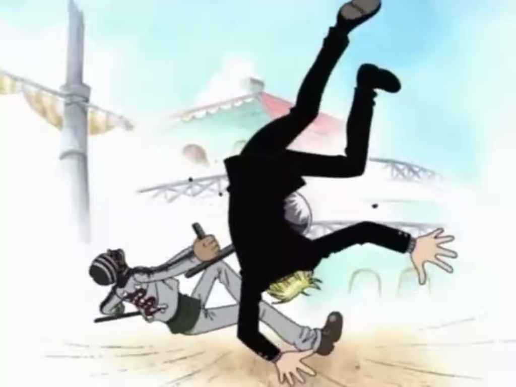 One Piece 027 (Baratie Arc) - "The Coldhearted Devil-man: Pirate Fleet ...