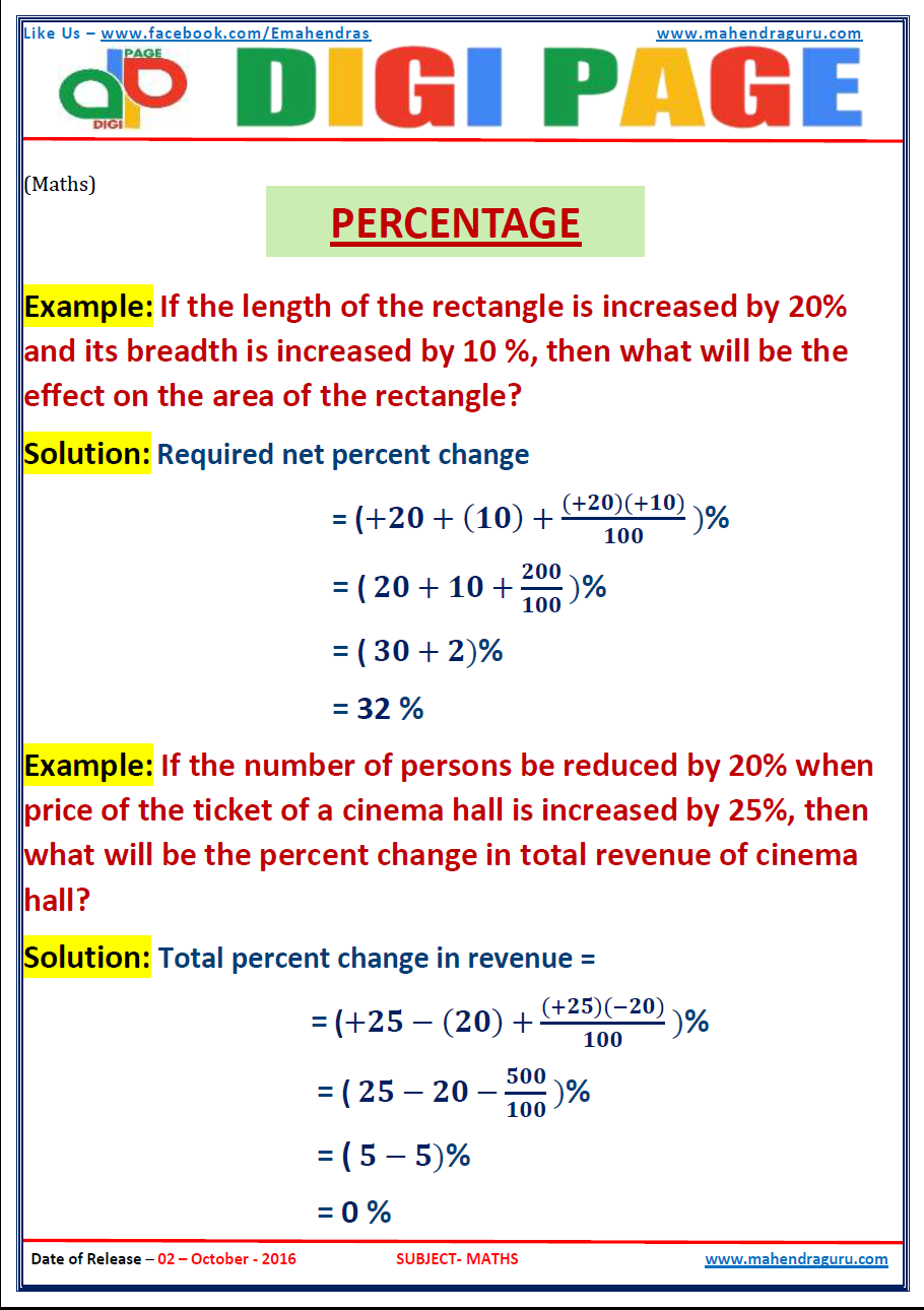 DP-Percentage -Maths -02-Oct-16