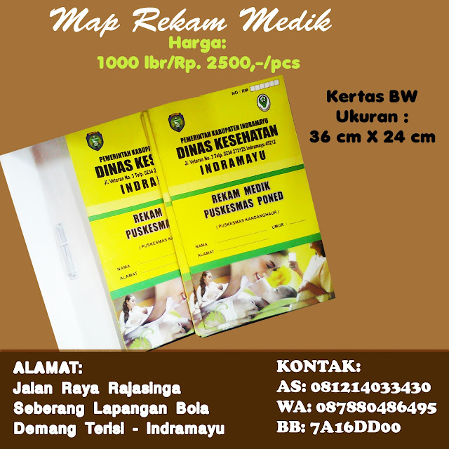 Map Rekam Medis Puskesmas - Alfi Percetakan dan Digital Printing