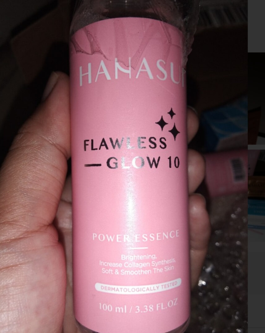 Cek Ingredients Hanasui Flawless Glow 10 Power Essence - SKINCAPEDIA