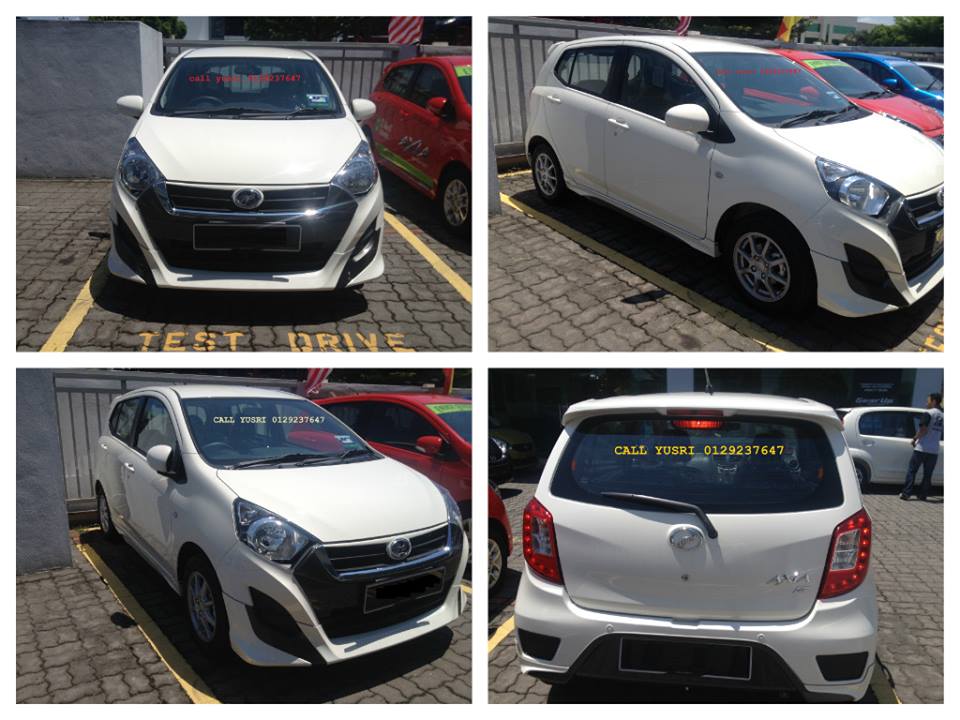 Promosi Perodua Axia standard G + Bodykit original Gear Up,Full Loan ...