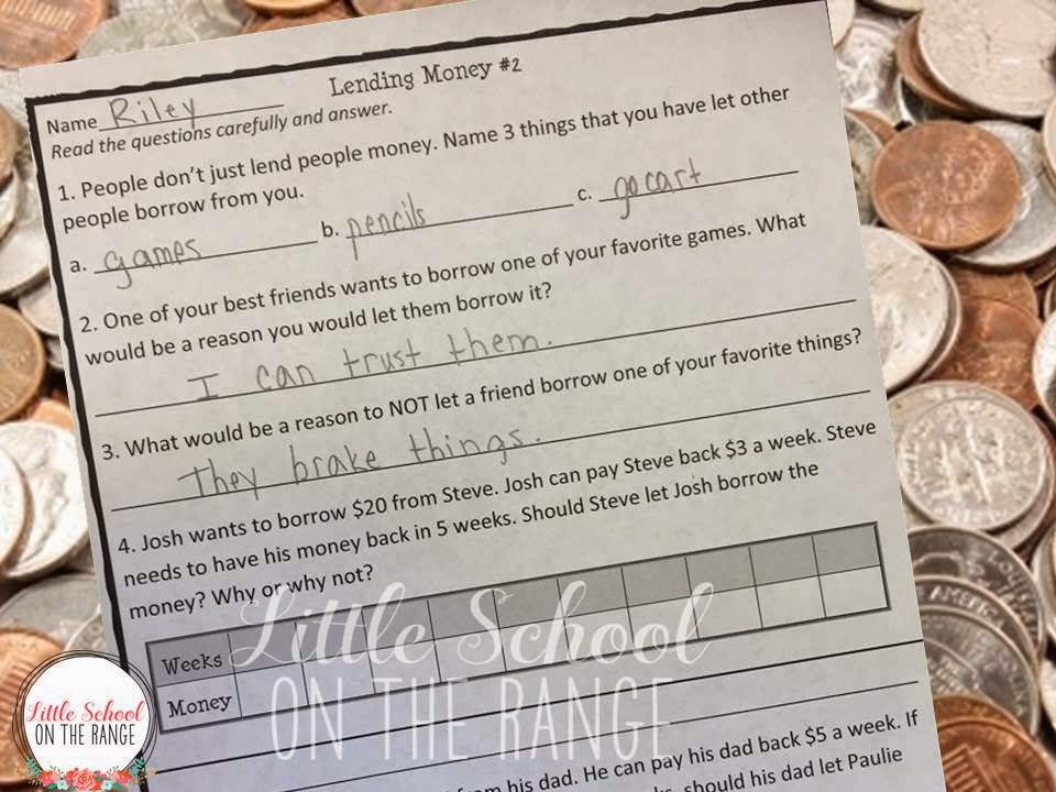 Little School on the Range: Teaching personal financial literacy to ...