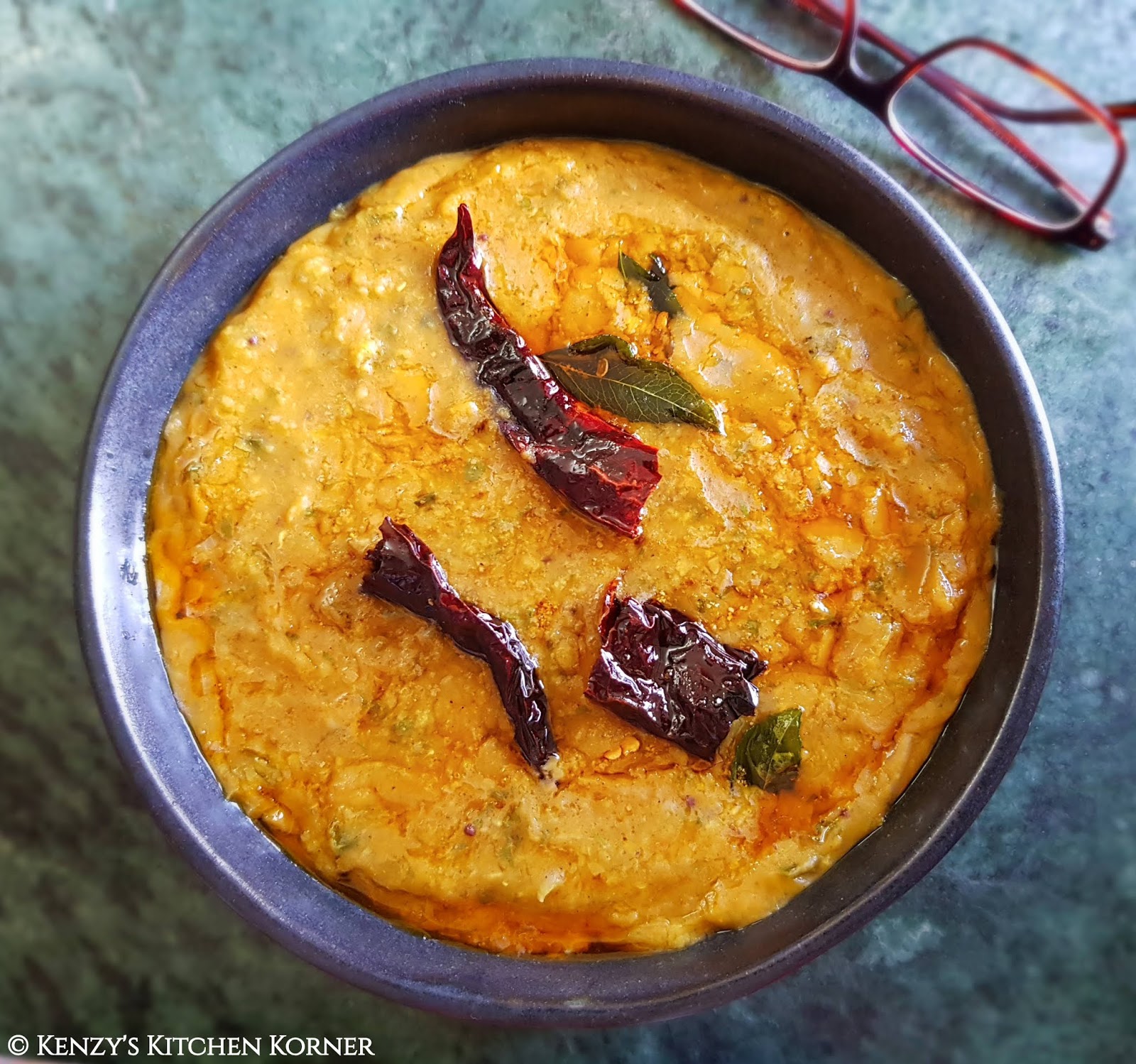 Kenzy's Kitchen Korner... : Tangy Spring Onion Dal