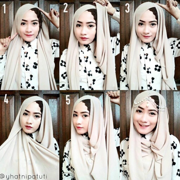 Tutorial Cara Memakai Jilbab Modern Style Trendy 2016