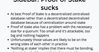 DSHR's Blog: Economic Limits Of Proof-of-Stake Blockchains